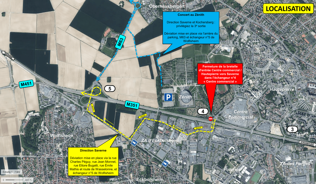Aménagement multimodal M351 CTBR : Compagnie des transports du Bas-Rhin