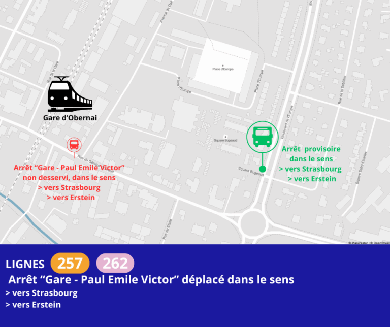 Travaux CTBR : Compagnie des transports du Bas-Rhin